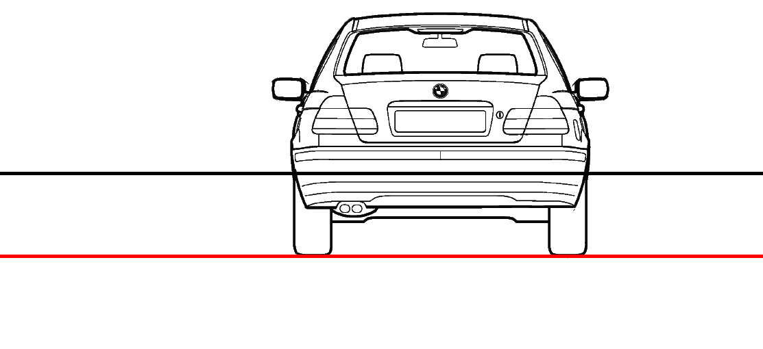 BMW E46 3d model – part 1 – Blueprints and reference material – Glass Roof