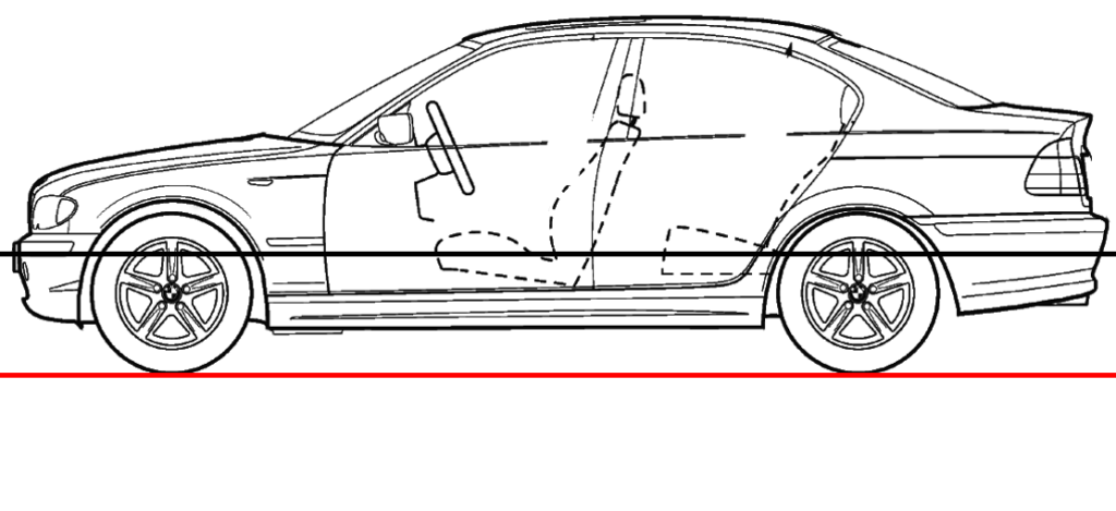 BMW E46 3d model – part 1 – Blueprints and reference material – Glass Roof